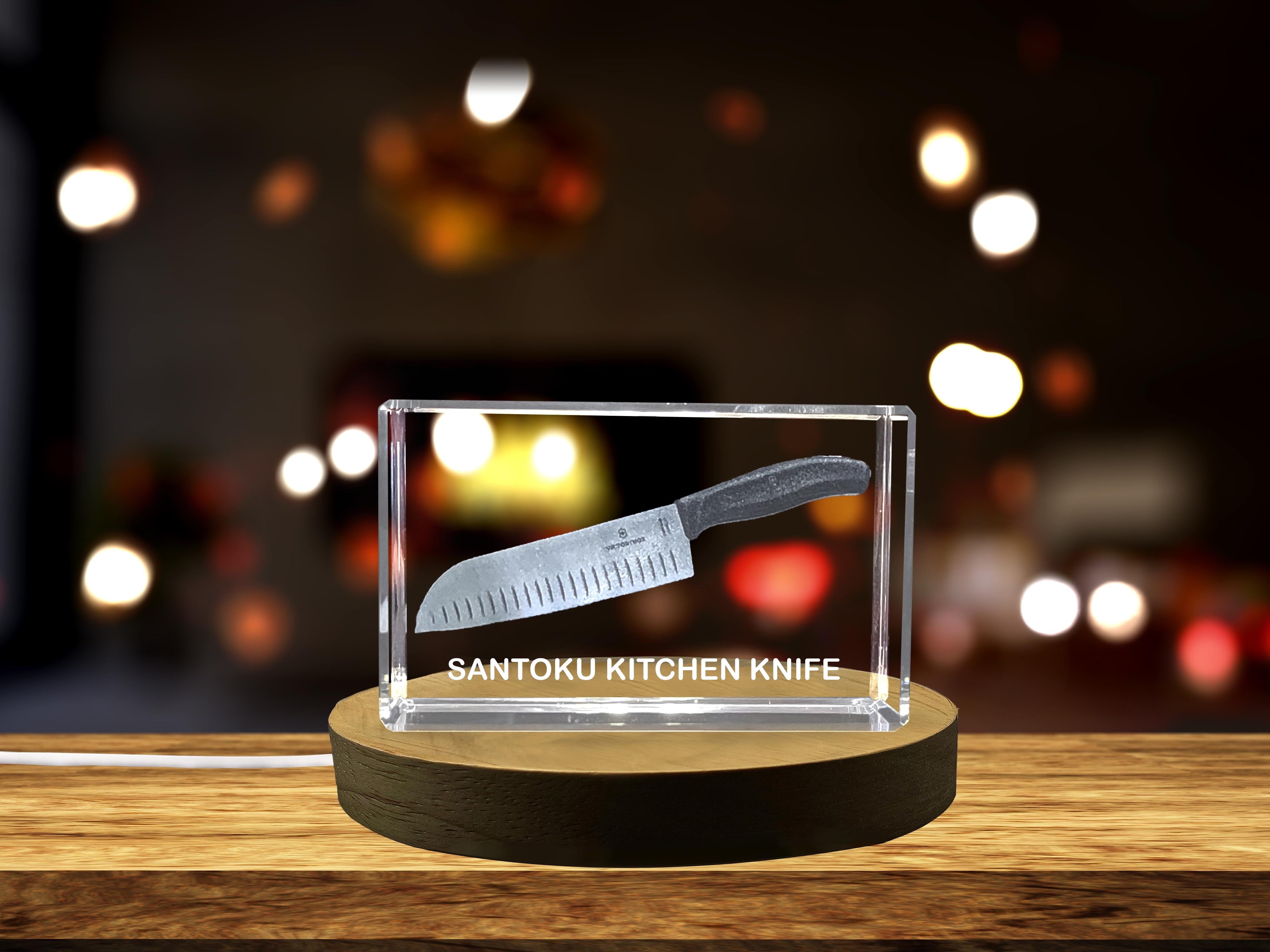 Culinary Versatility - Santoku Kitchen Knife Immortalized in 3D ...