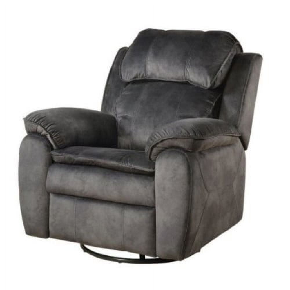 Free Shipping! Home Meridian Cullen Pewter Rocker Recliner Grey Fabric ...