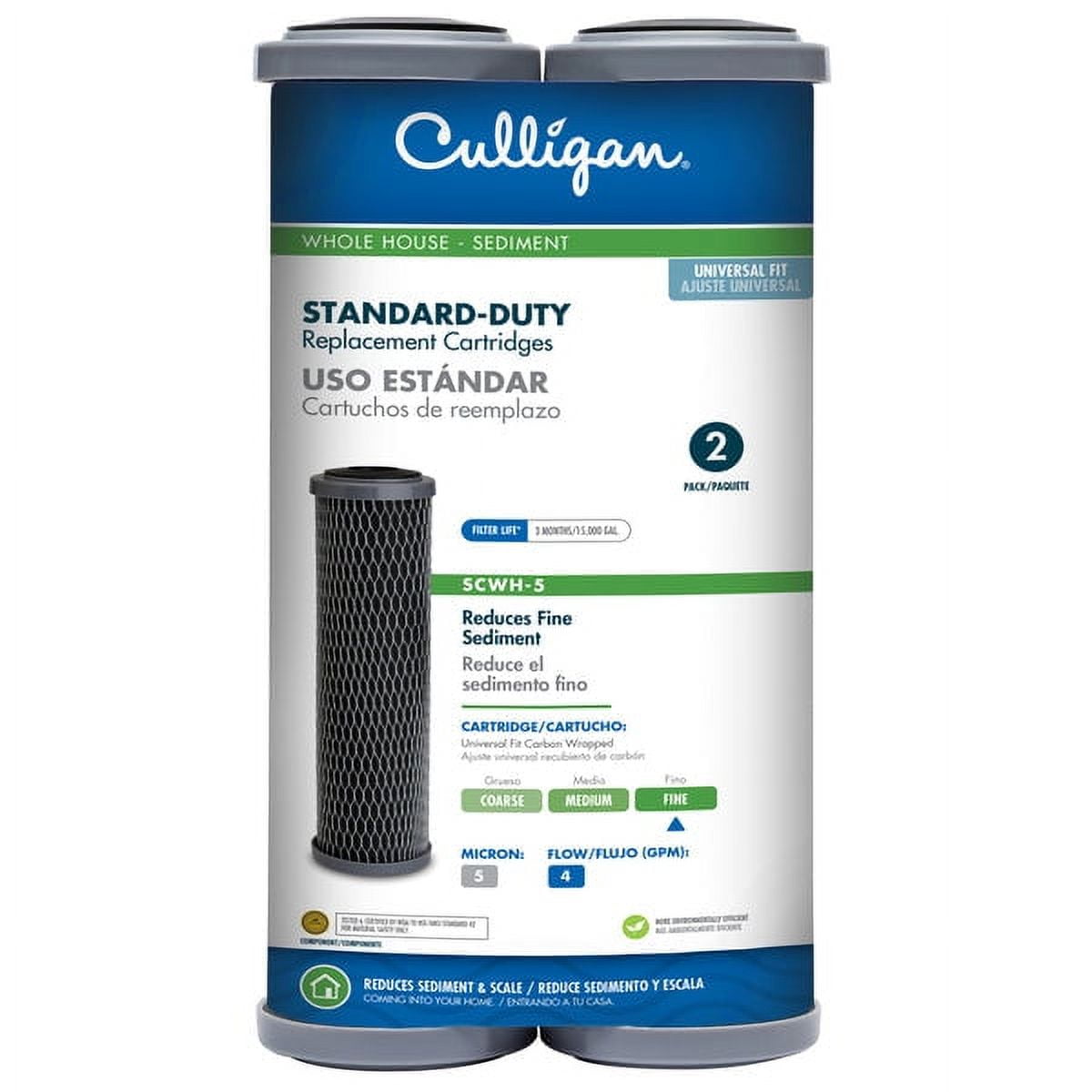 Culligan Sediment Carbon 5-Micron Universal Water Filter 15,000 gal ...