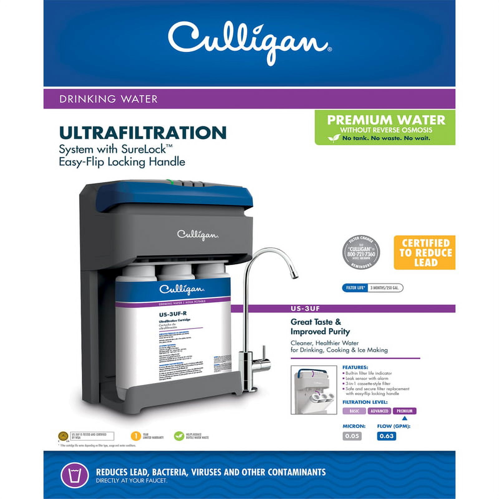 Culligan Stage 3 Under Sink Water Filtration System - Walmart.com