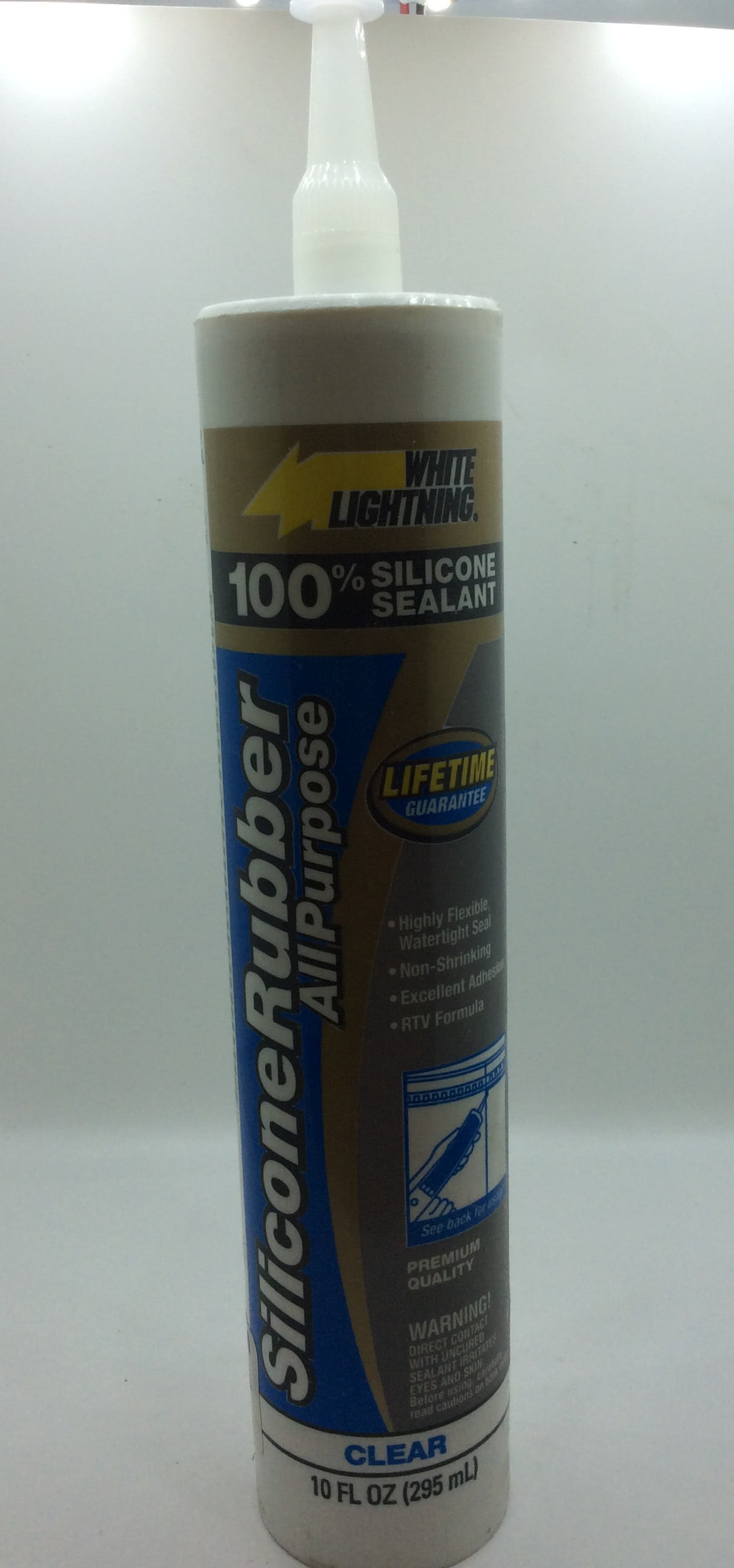 Cully 37530 White Lightning RTV Silicone Sealant; 10 oz, Tube - Walmart.com