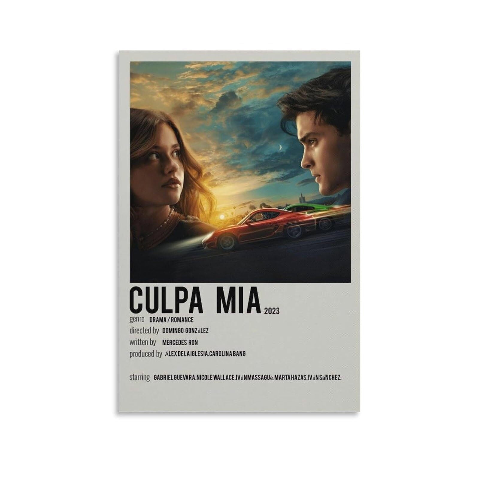 Culpa Mia TV Drama Canvas Wall Art Posters For Room Aesthetic And Decor ...