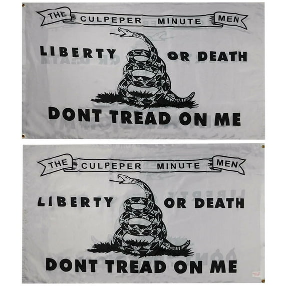 Culpeper Minutemen DTOM White Double Sided 100D Woven Poly Nylon 2x3 2 ...