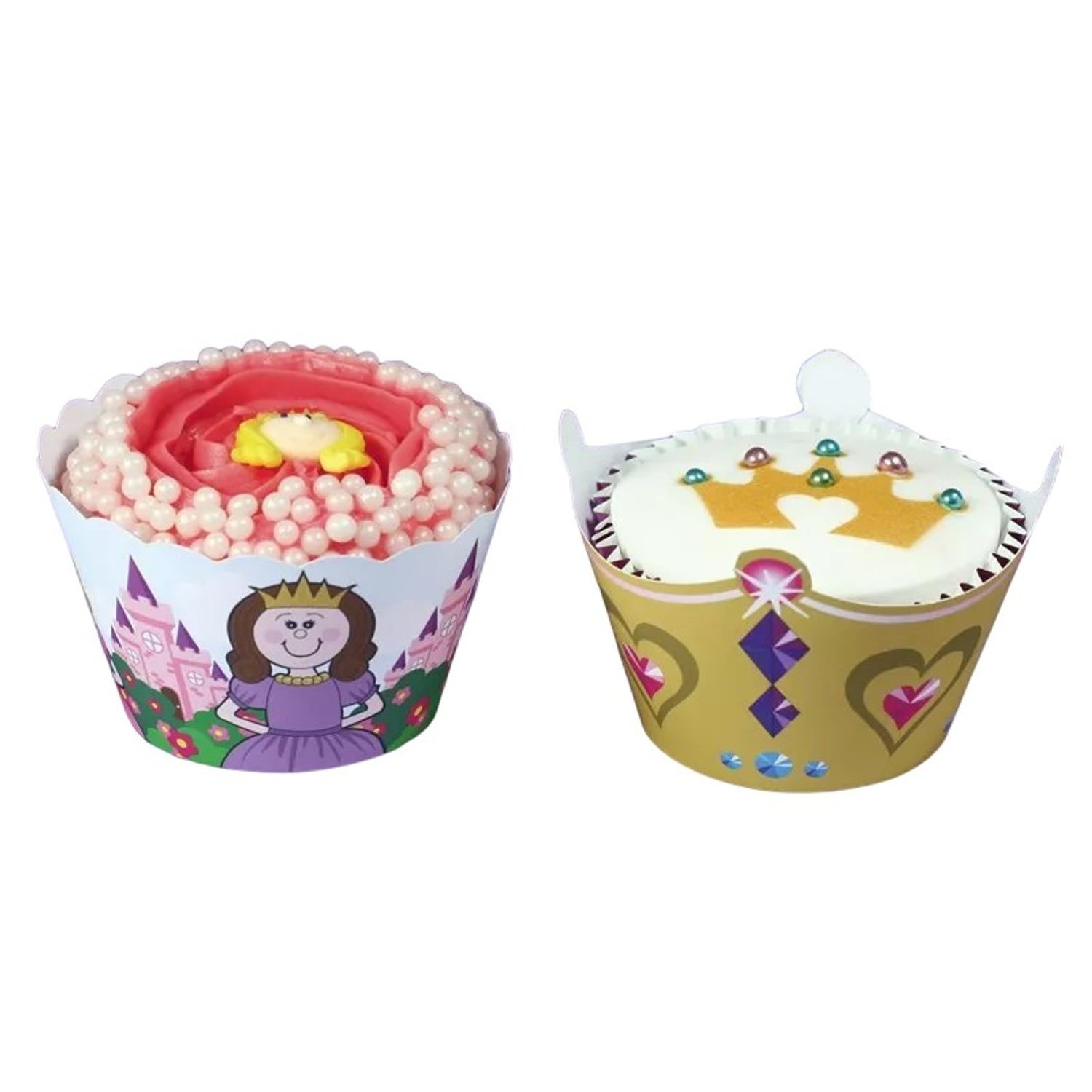 Culpitt Princess Cupcake Wrappers (Pack of 12) - Walmart.com