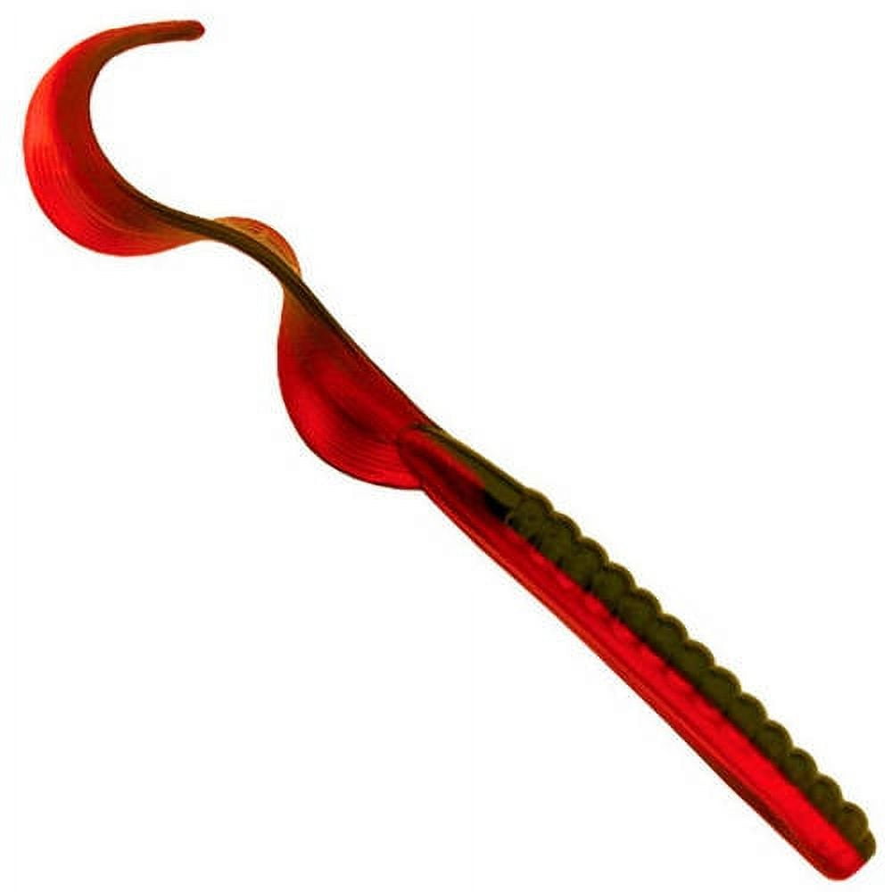 Culprit 6 Fat Max Red Shad - Bass Fishing Worm Bait - Walmart.com