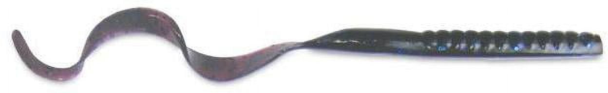 Culprit Original Worm 10" Black Blue Flake 10 Pk - Walmart.com