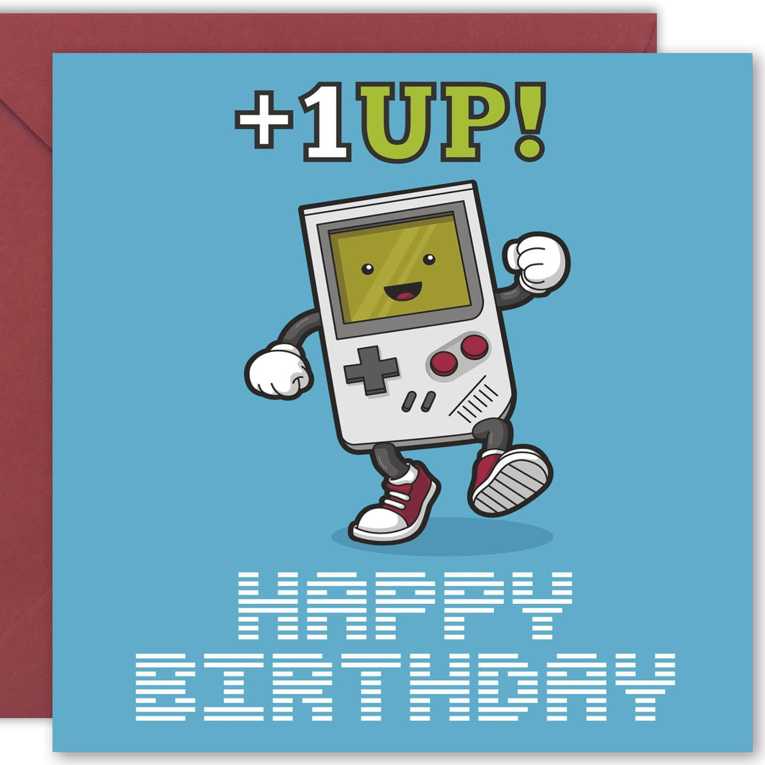 Cult Kitty Greeting Card - Retro Gamer Gaming Card - Funny Birthday ...