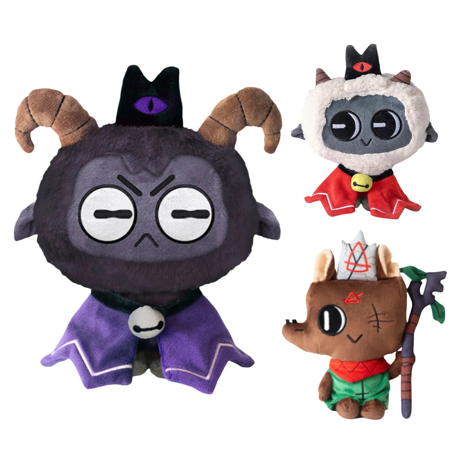 Cult of the Lamb Game Plush Dolls - 8.6 Inch Kawaii The Endless Crown ...