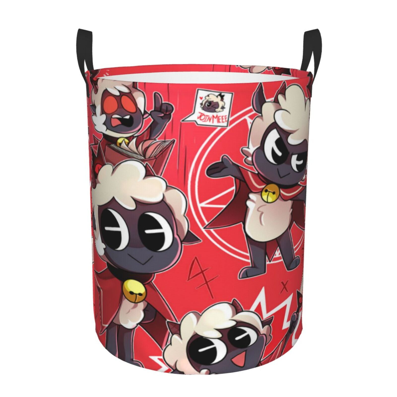 Cult Of The Lamb 3d Graphic Flame Laundry Basket Fire Flame Clothes ...