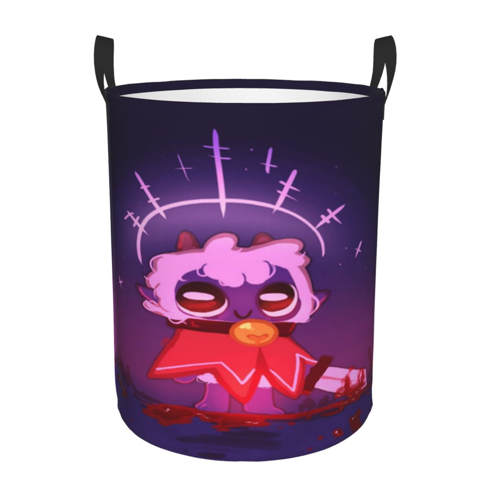 Cult Of The Lamb 3d Graphic Flame Laundry Basket Fire Flame Clothes ...
