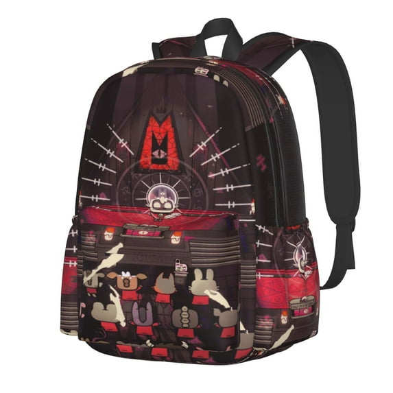 Cult Of The Lamb Backpack Cartoon Backpacks Travel Laptop Daypack 17 ...