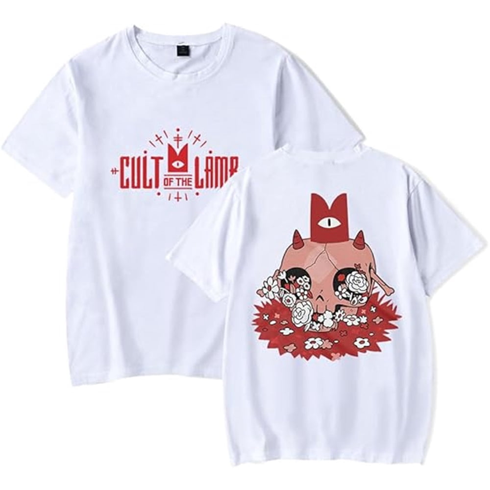 Cult of The Lamb Merch Fashion Harajuku Summer Tee Clothes Casual ...