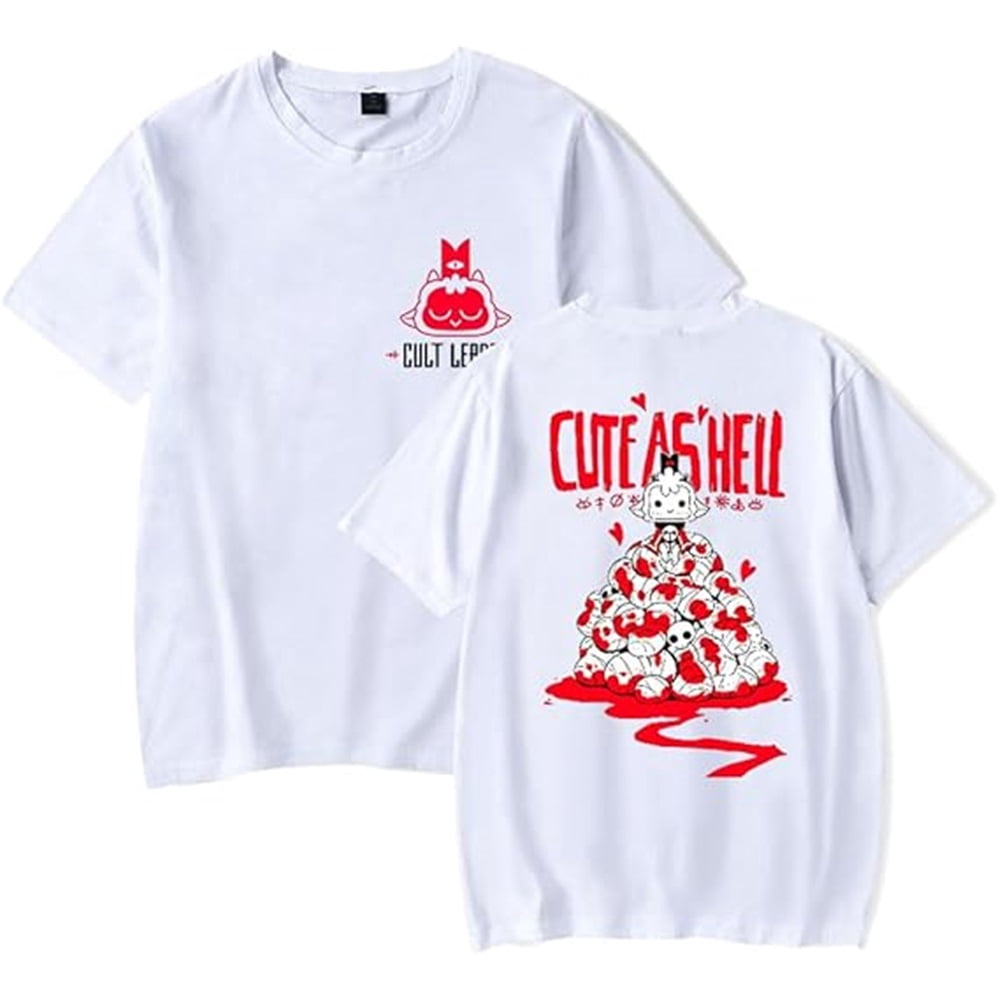 Cult of The Lamb Merch T-Shirt Harajuku Unisex Summer Short Sleeve T ...