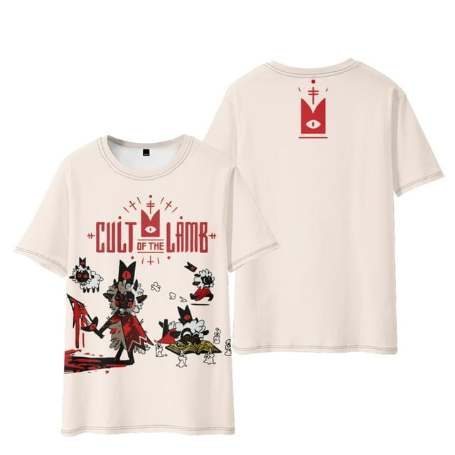 Cult of The Lamb Merch T-Shirt Tee Cosplay For Men/Women Sweatshirt ...