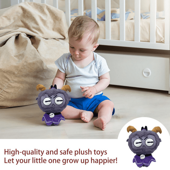 Cult of The Woolhaven 11-Inch Plush Purple Horned Demon Plush Toy Cult ...