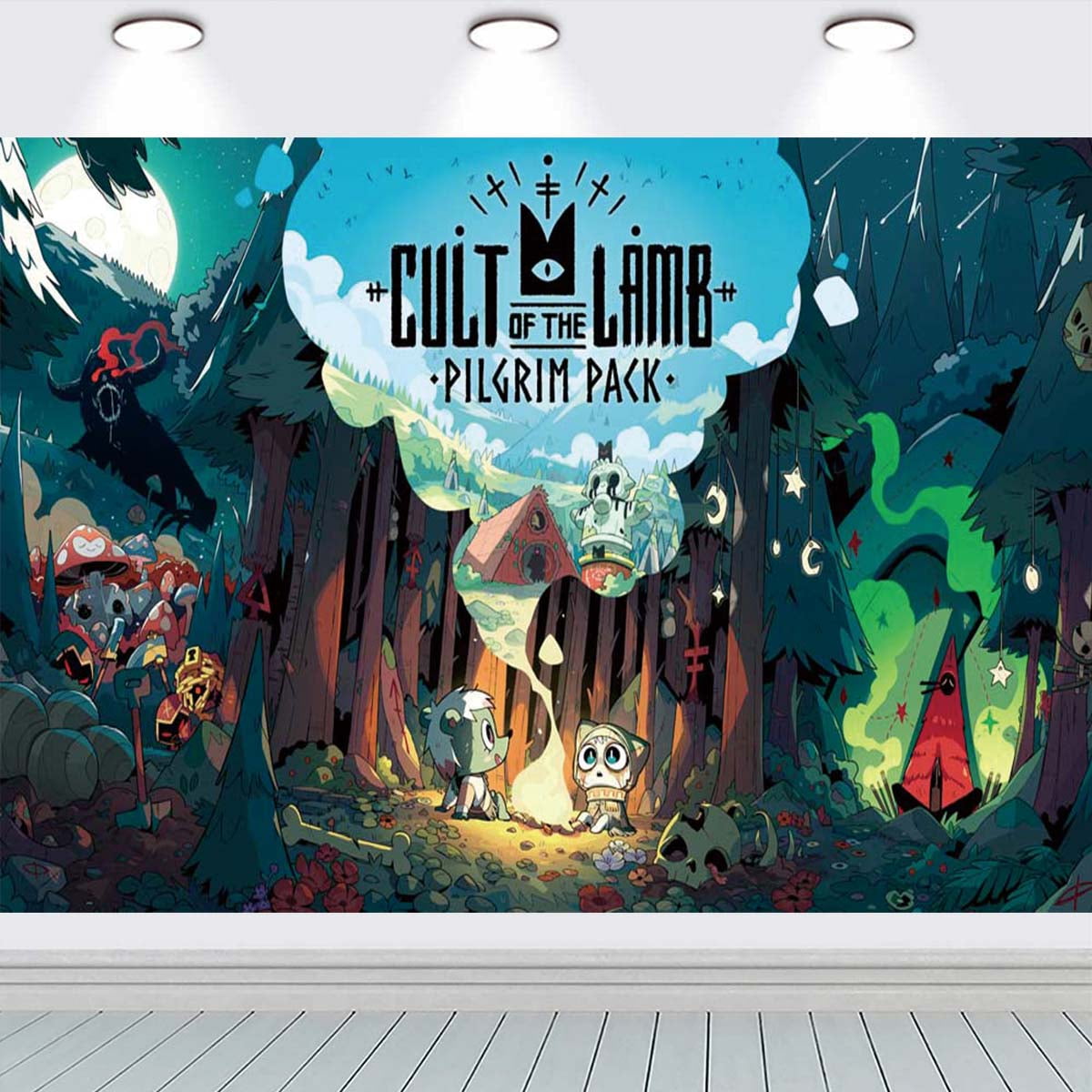 Cult of the Lamb Background school Wall Decor Taspestry Poster Banner ...