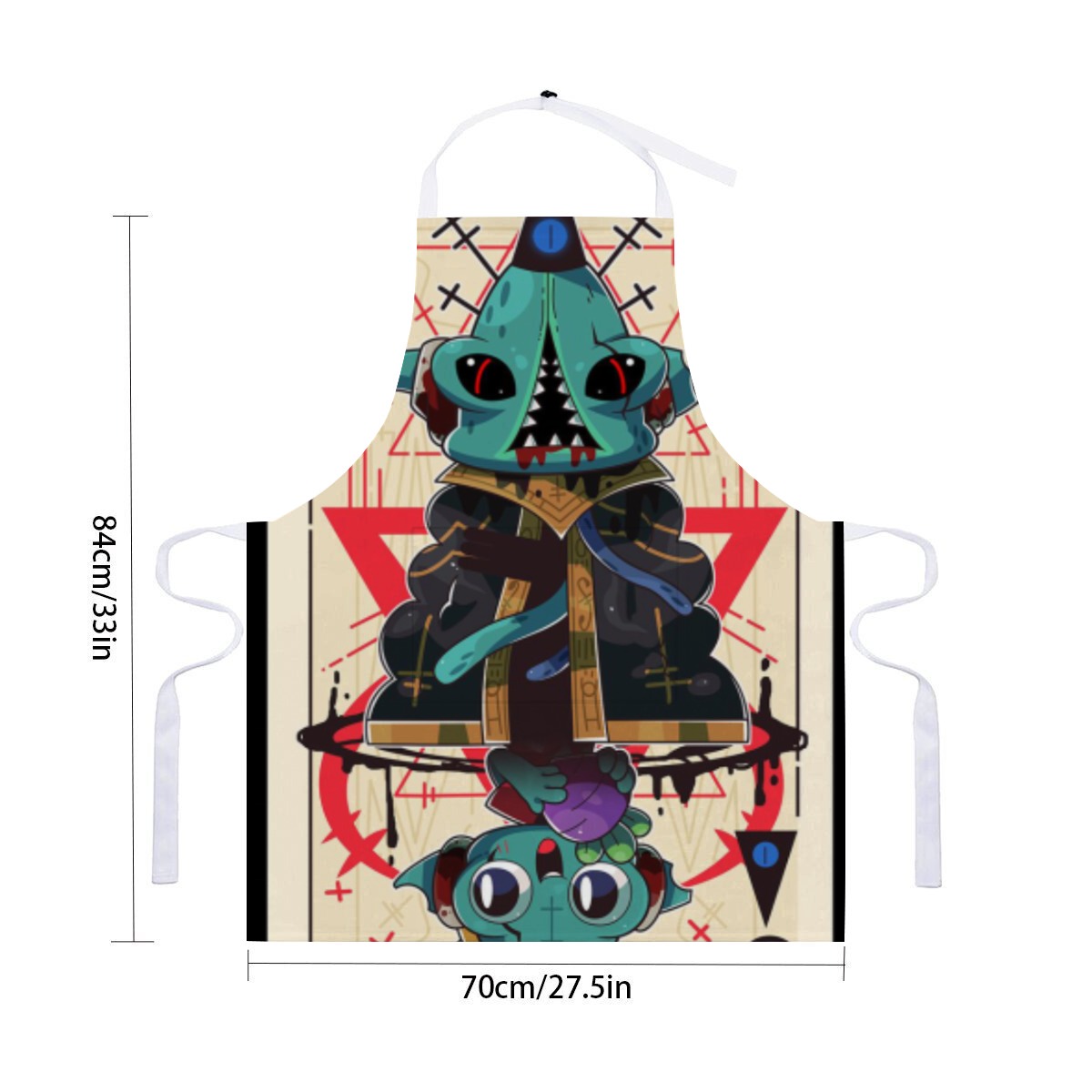 Cult of the Lamb apron with pockets and waterproof features, adjustable ...