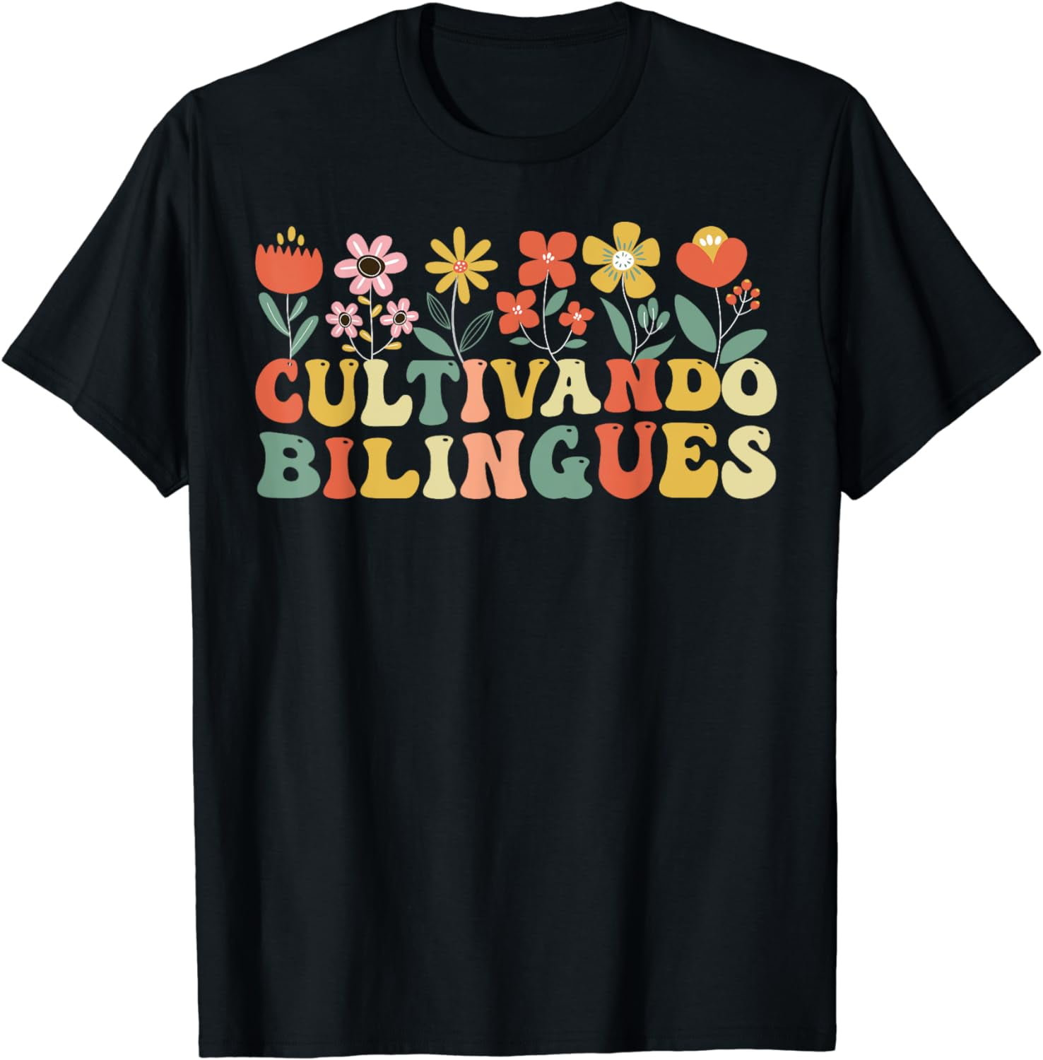 Cultivando Bilingues Bilingual Teacher Crew Maestra Spanish T Shirt
