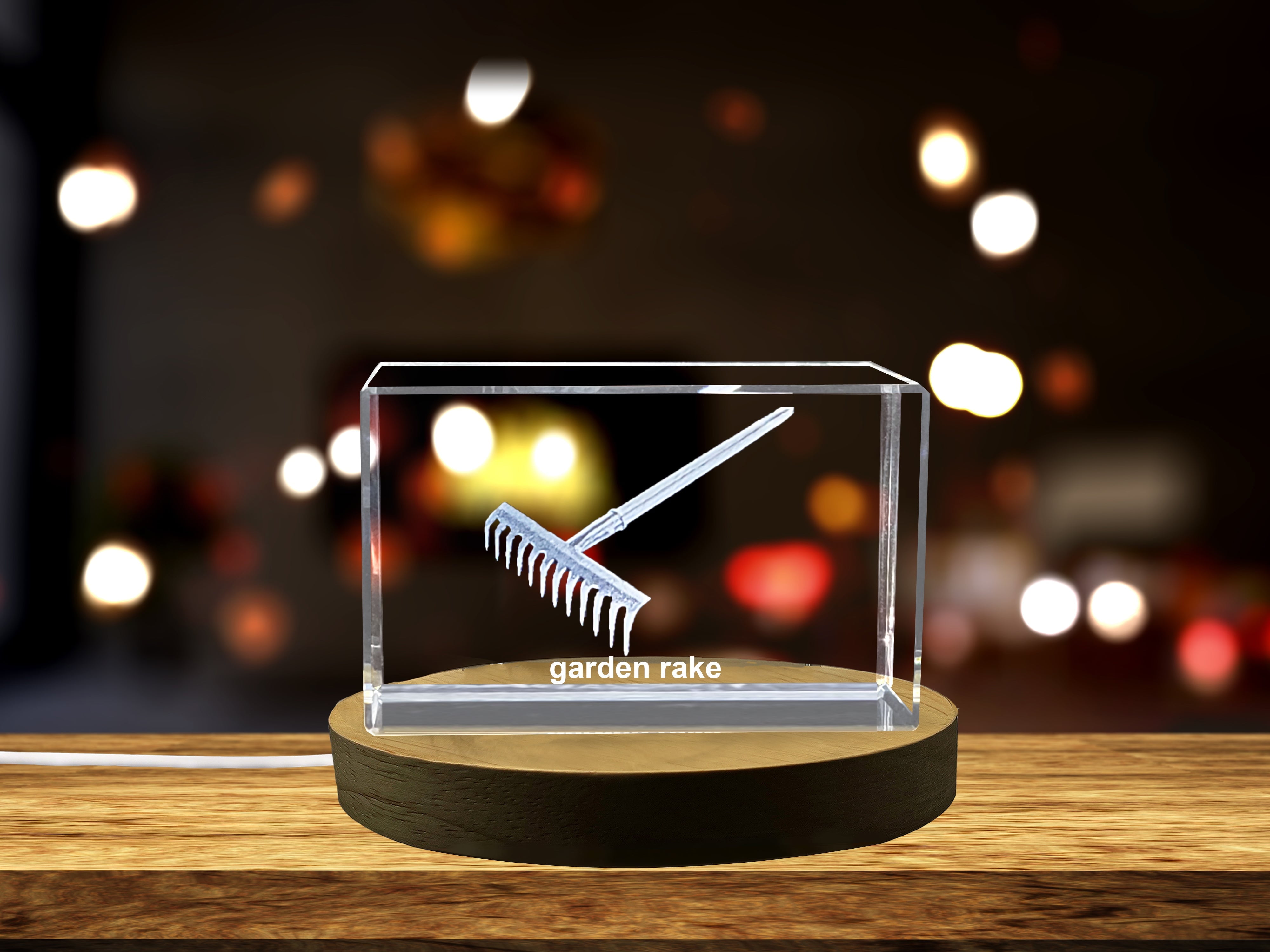 Cultivating Nature's Bounty - Crystal Garden Rake Sculpture - Walmart.com