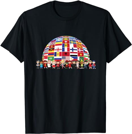 Cultural Diversity Kids Around The Globe Cultural Diversity T-Shirt ...