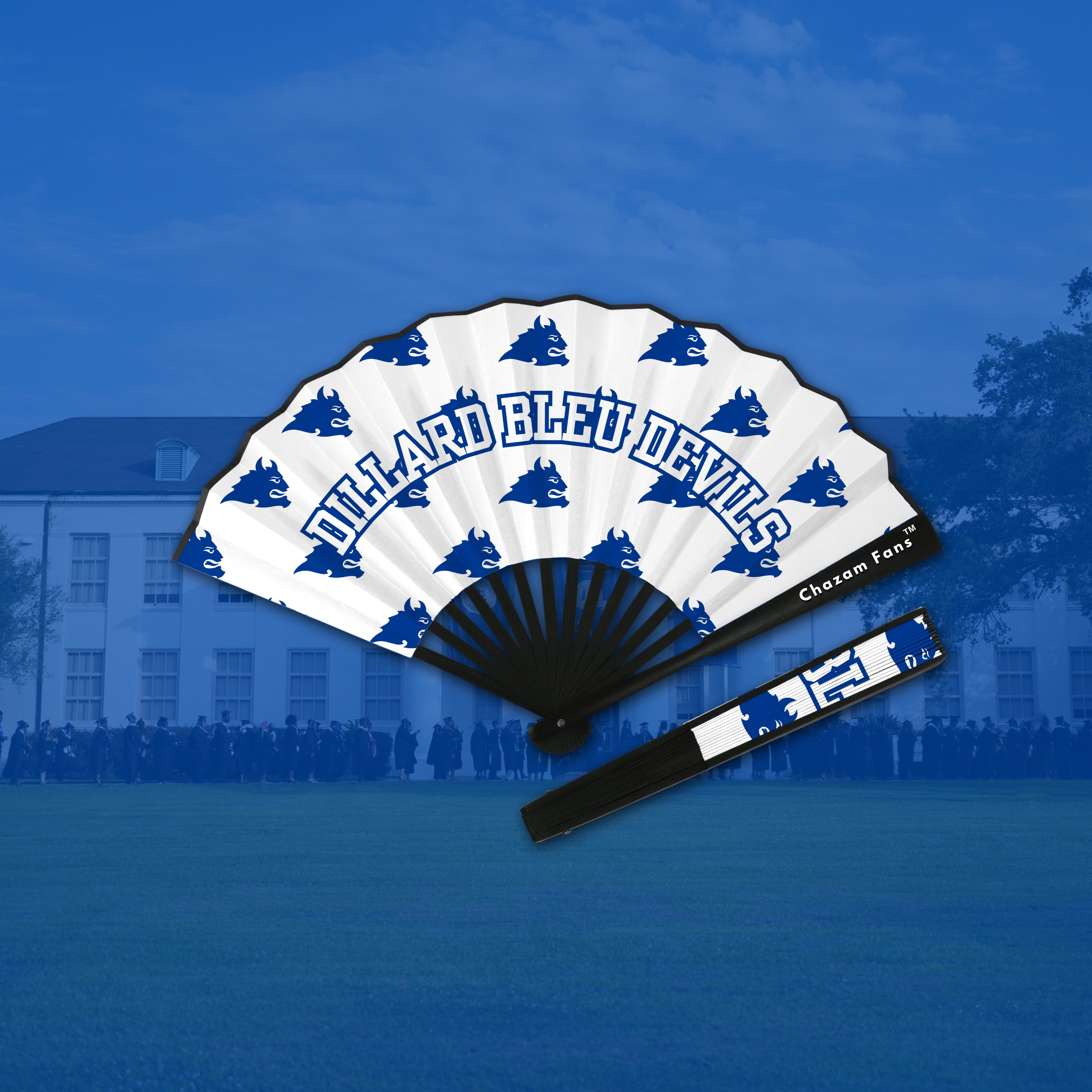 Dillard Bleu Devils Chazam Fan - Walmart.com