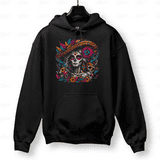 Cultural Icon La Catrina Day Of The Dead Mexican Art Hoodie for Men ...