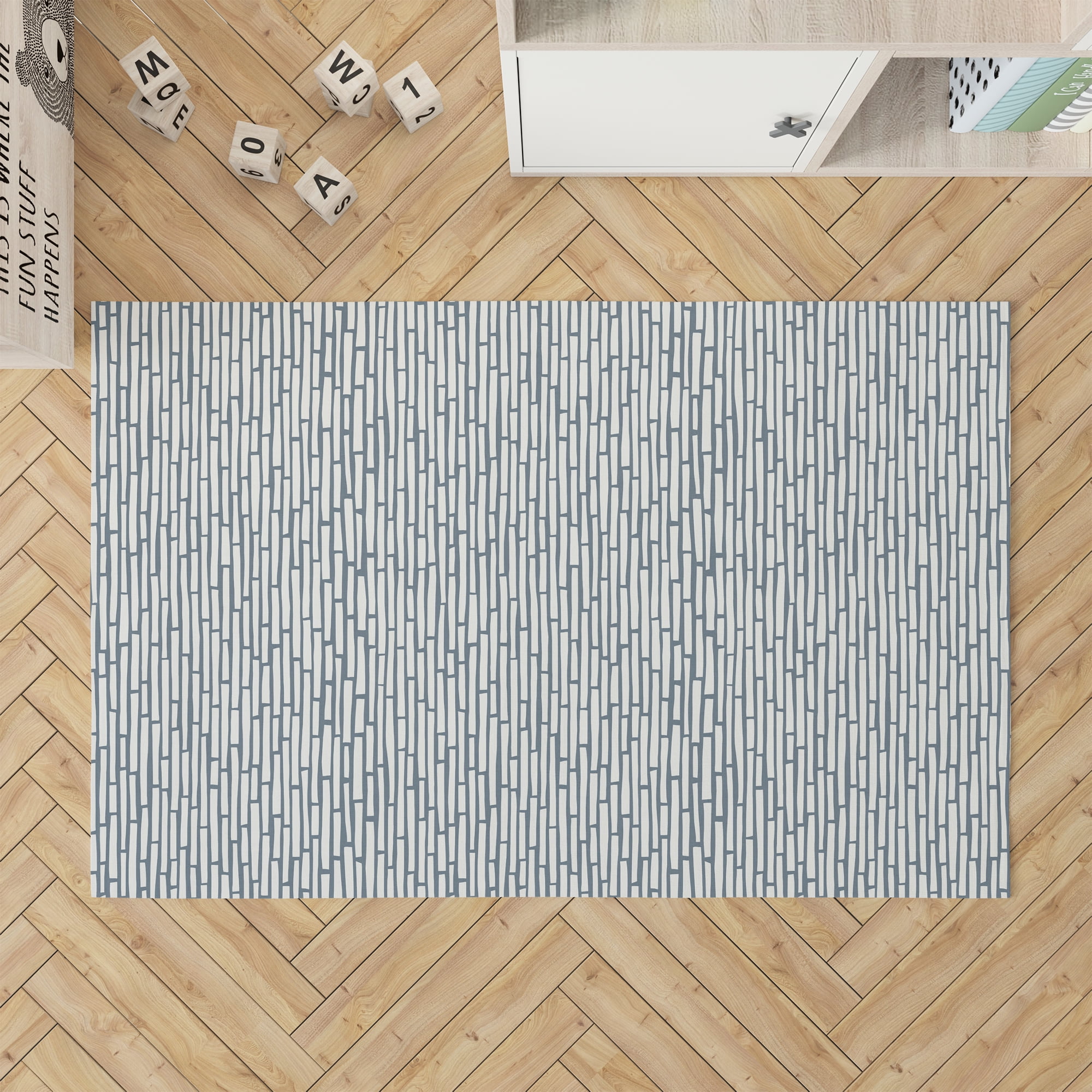 Cultural Rows Blue Kids Play Mat - Walmart.com