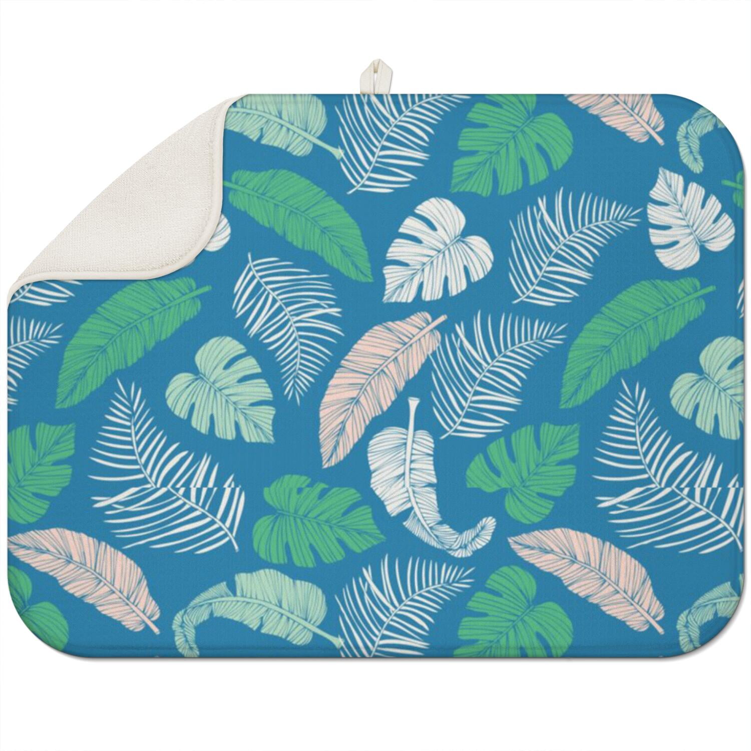 Cultural Sacred Mandala Countertop Drying Mat 3-Layer Thick Heat ...