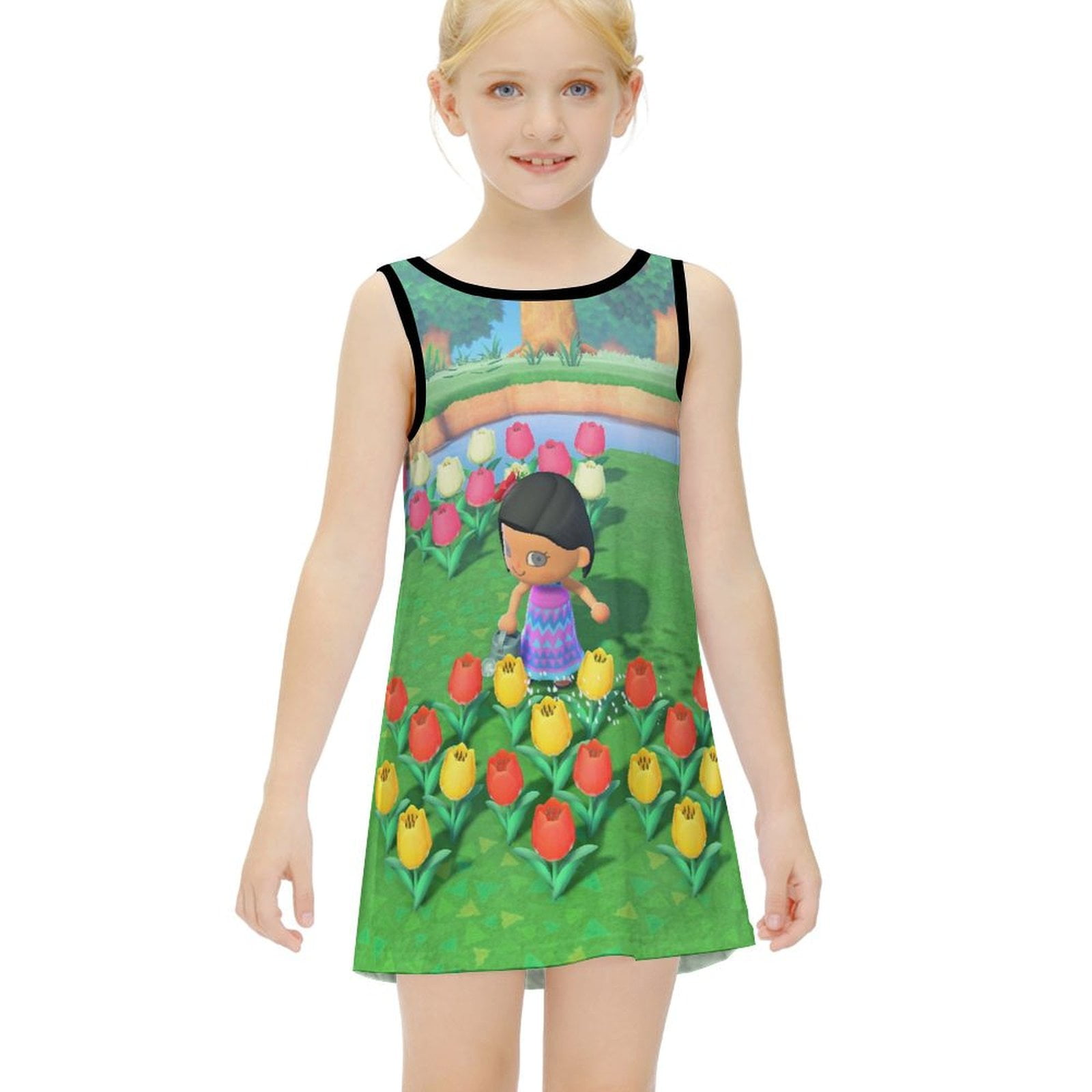 Culture Animal Crossing New Horizons Children's Sleeveless Dress 3D ...