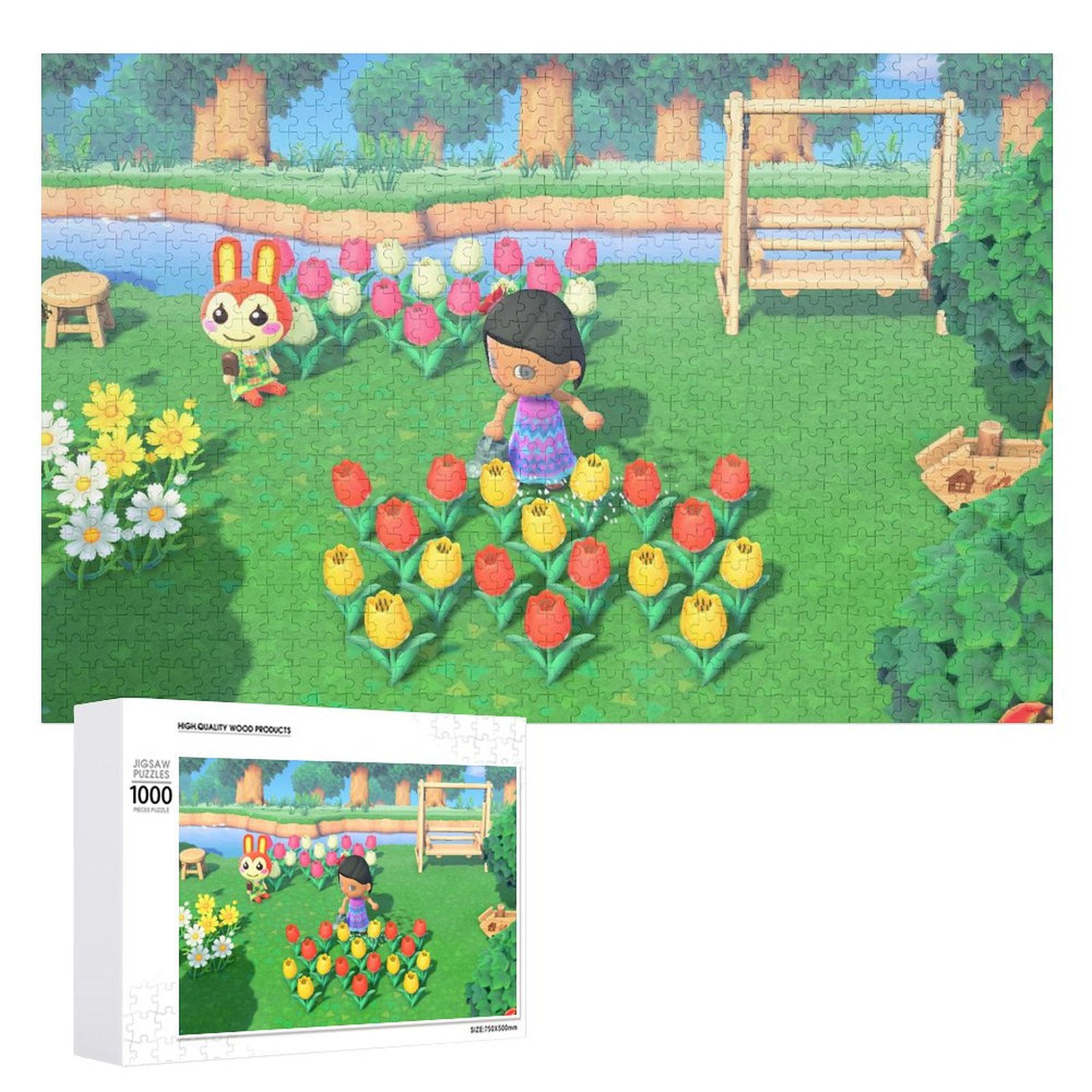 Culture Animal Crossing New Horizons Wooden Jigsaw Puzzles Accessories ...