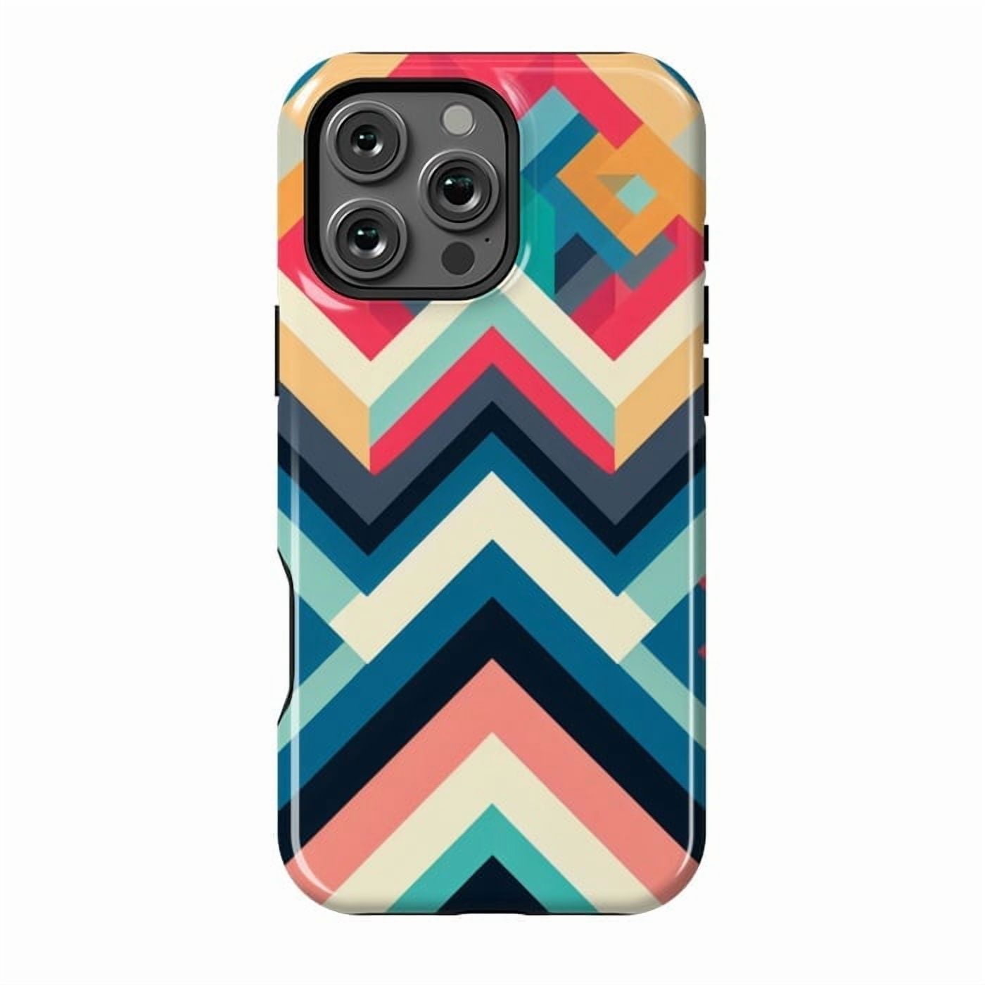 Culture Chevron Tough Case Artistic Pattern for Your iPhone 11-17 ...