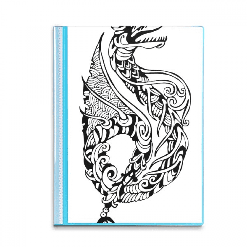 Culture Chinese Line China Dragon Book Sheet Protectors Portfolio ...