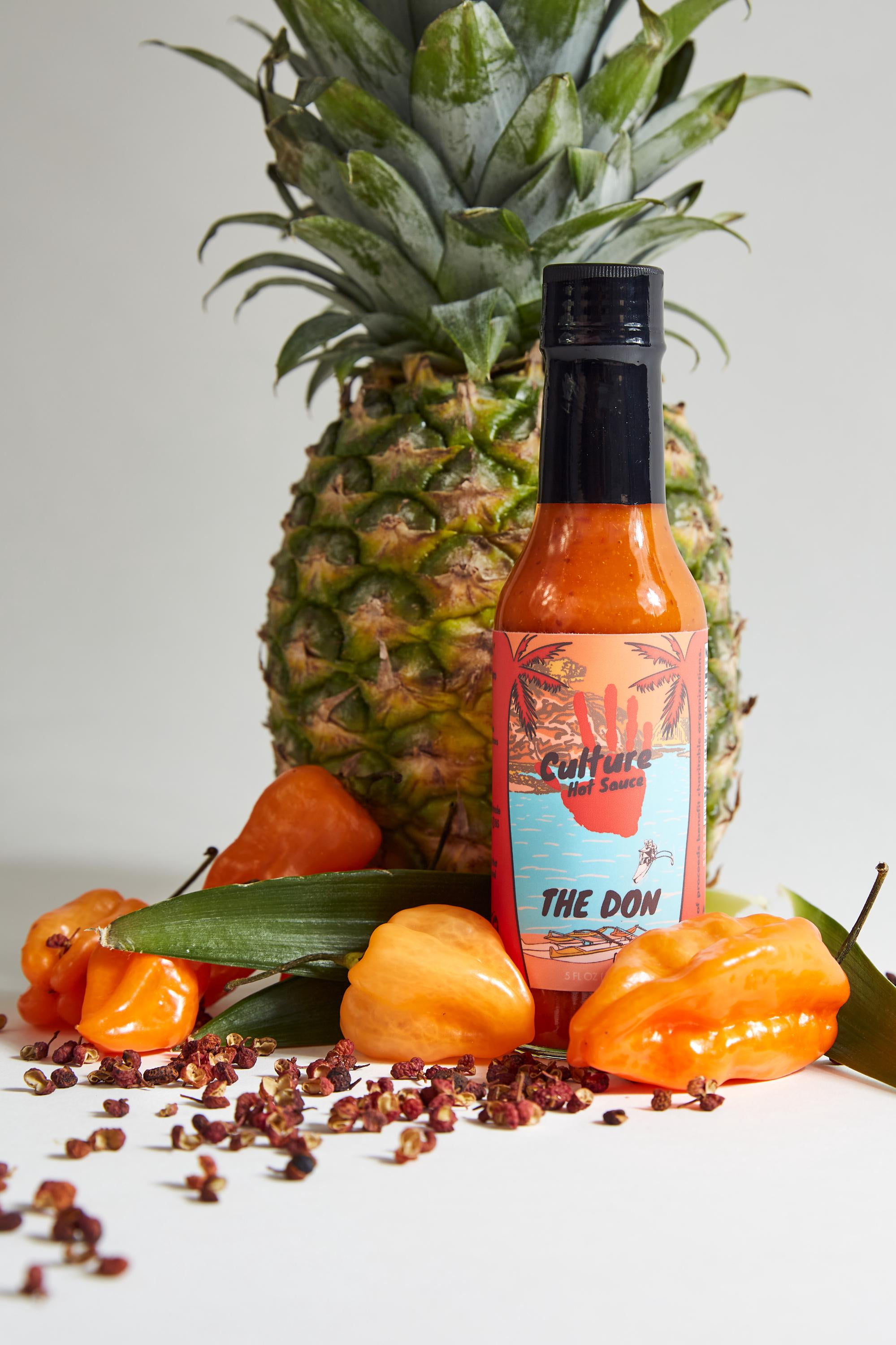 Culture Hot Sauce The Don - Pineapple Habanero (The Original) Sweet and Zesty - Walmart.com