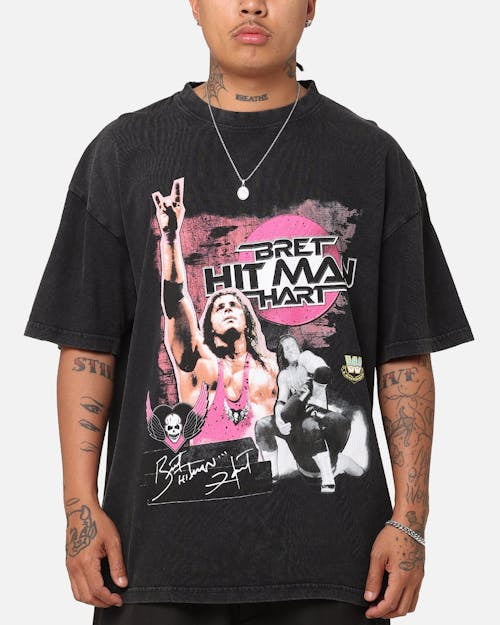 Culture Kings X WWE Bret "The Hit Man" Hart Vintage T-Shirt - Walmart.com