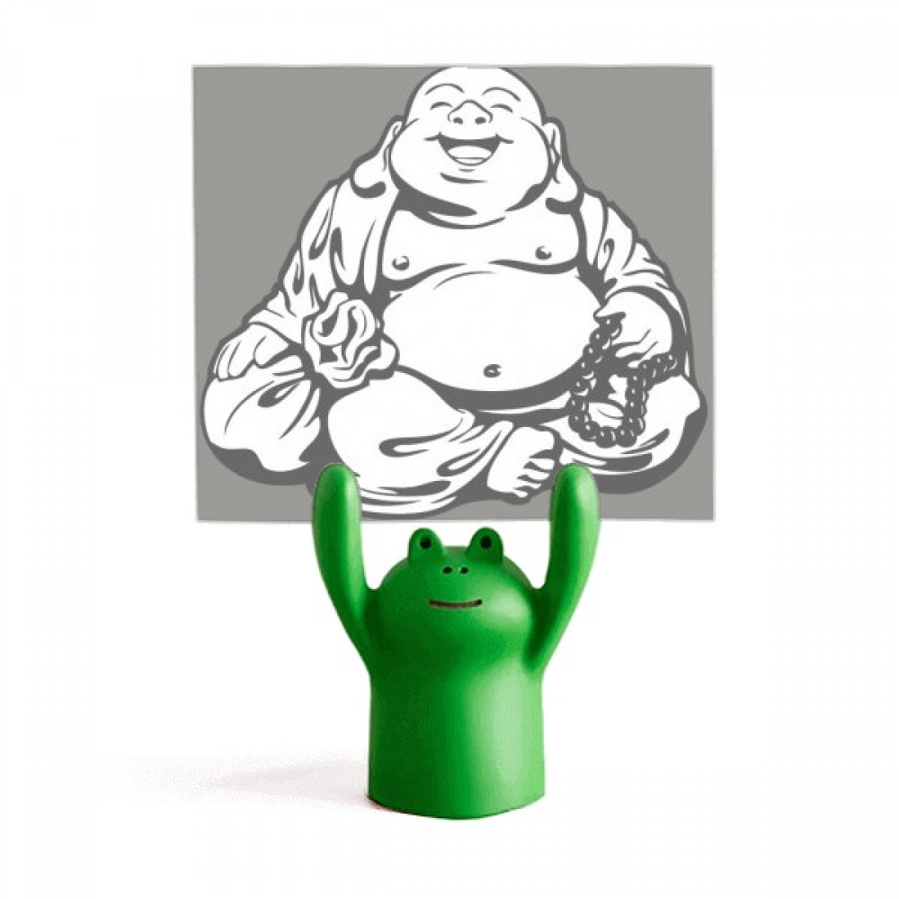 Culture Maitreya Line Drawing Pattern Memo Holder Cartoon Animal Frog ...