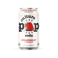 Culture Pop Soda Strawberry Rhubarb, Probiotic Soda, 12 fl oz - Walmart.com