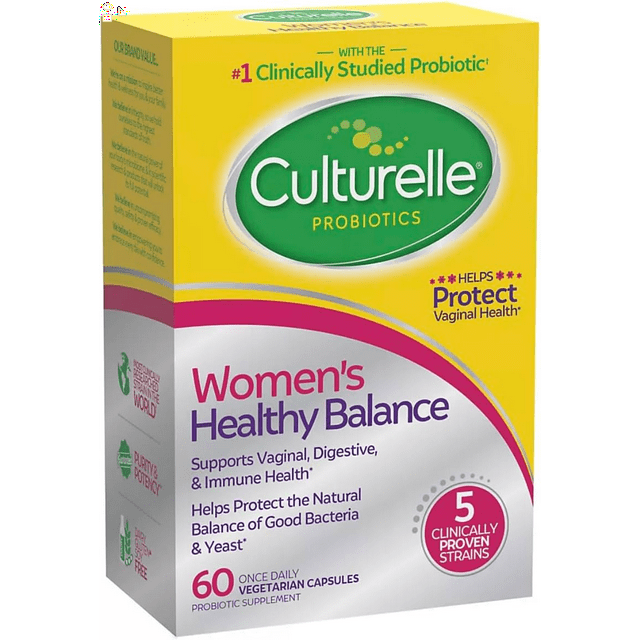 Culturelle Women Healthy Balance Daily Probiotics For Women Supports