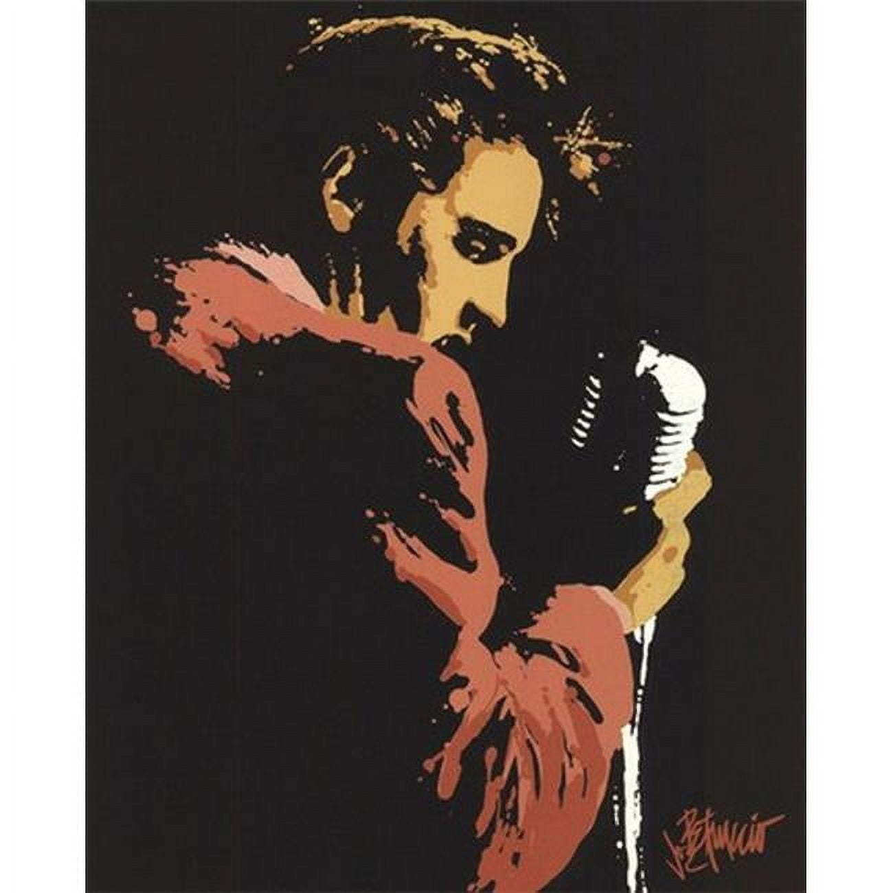 Culturenik Elvis - Singing Profile - postercard Poster Print 8 x 10 ...