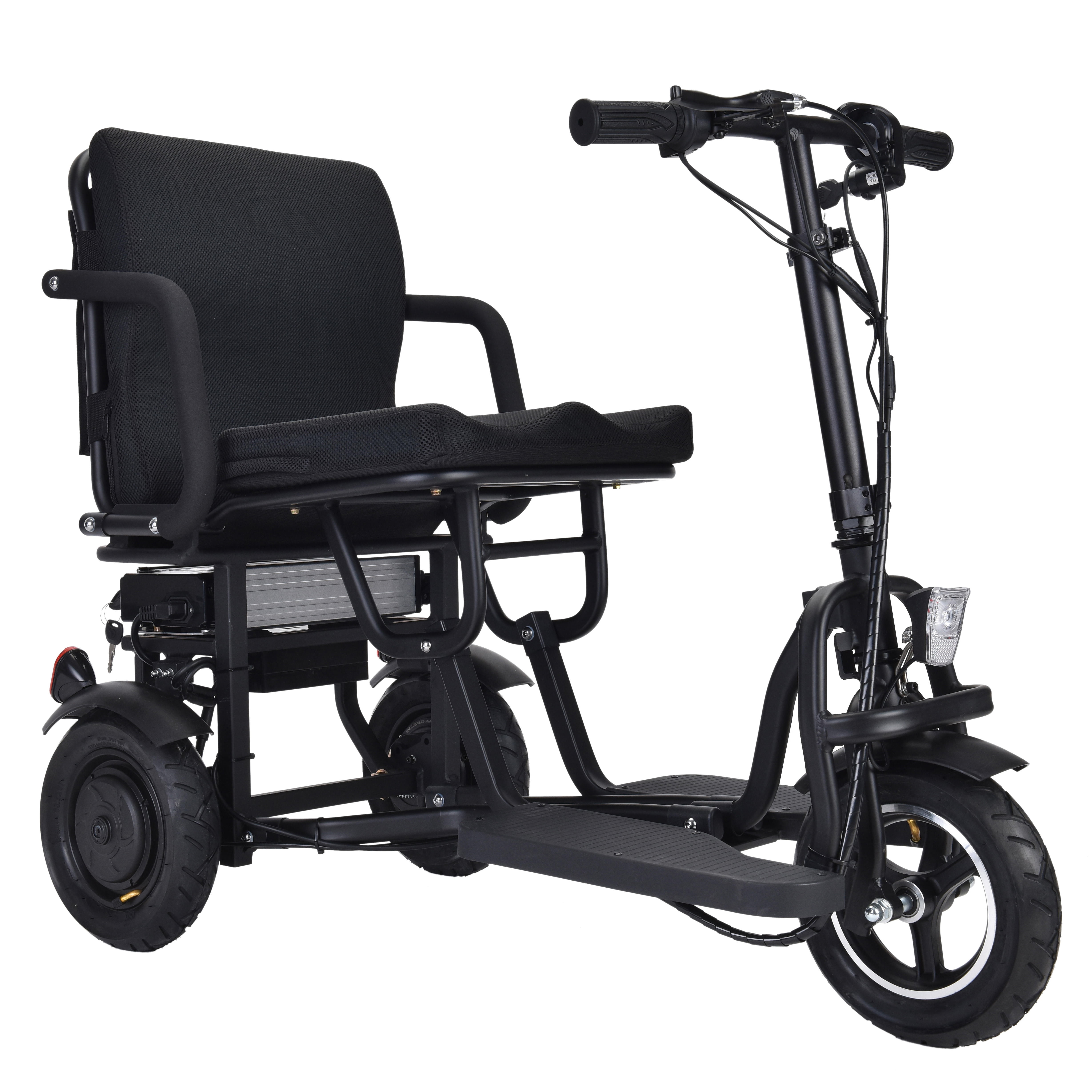 Culver Cougar Mobility Scooters, Black Folding Scooters for Seniors ...