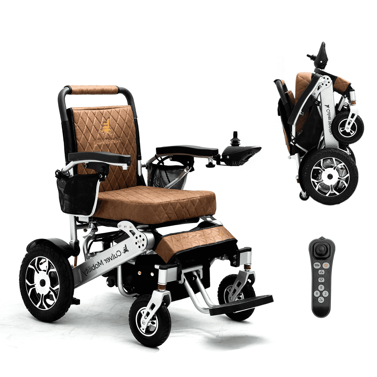 Culver Mobility Wolf Electric Wheelchair, Lightweight, Foldable, 285 ...
