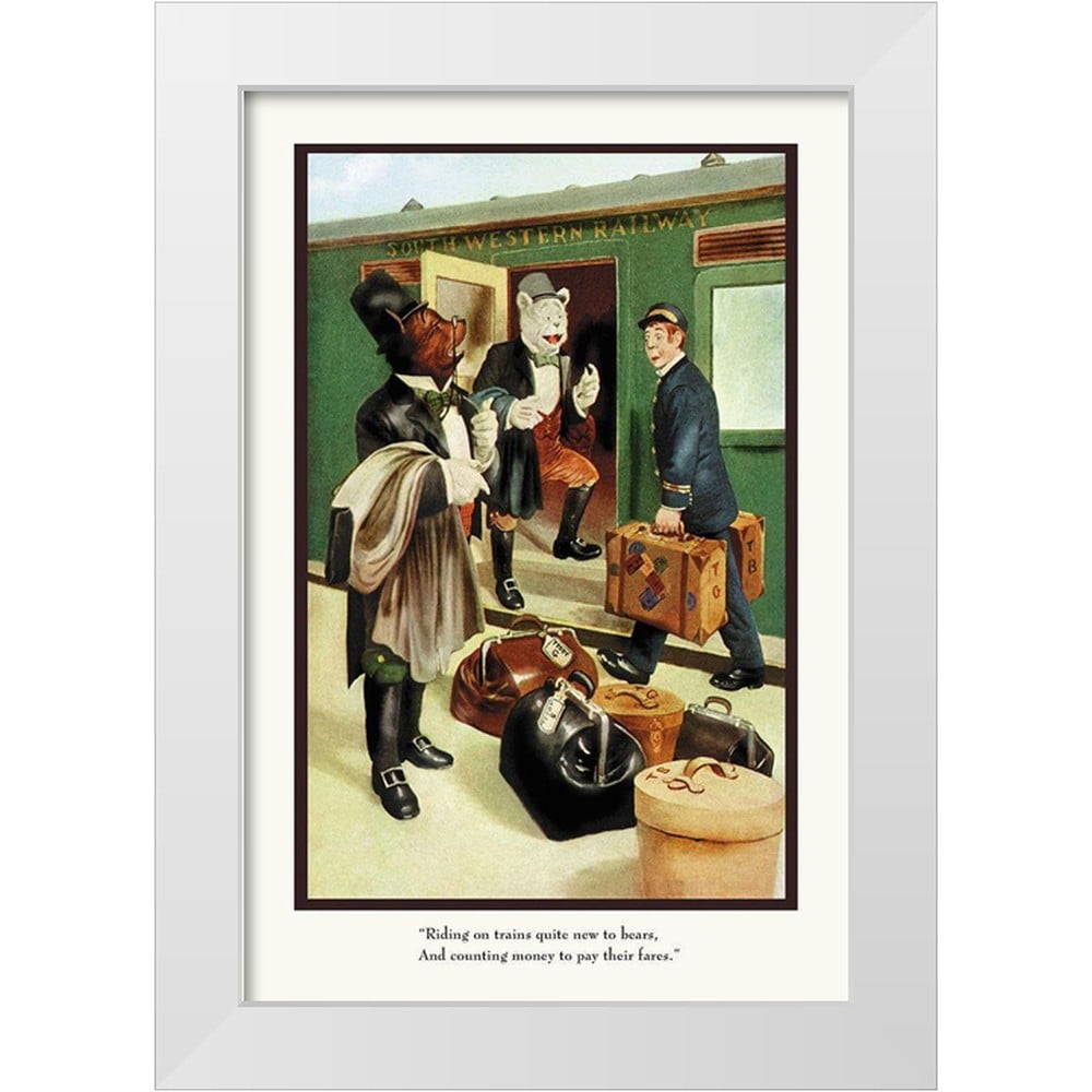 Culver, R.K. 11x14 White Modern Wood Framed Museum Art Print Titled ...