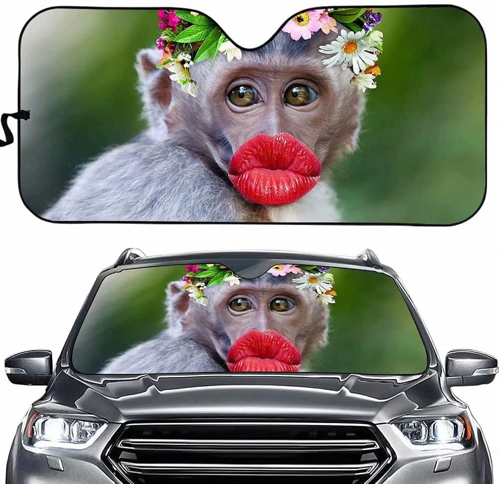 Cumagical German Shepherd Car Front Window Sun Shade Handsome Dog ...