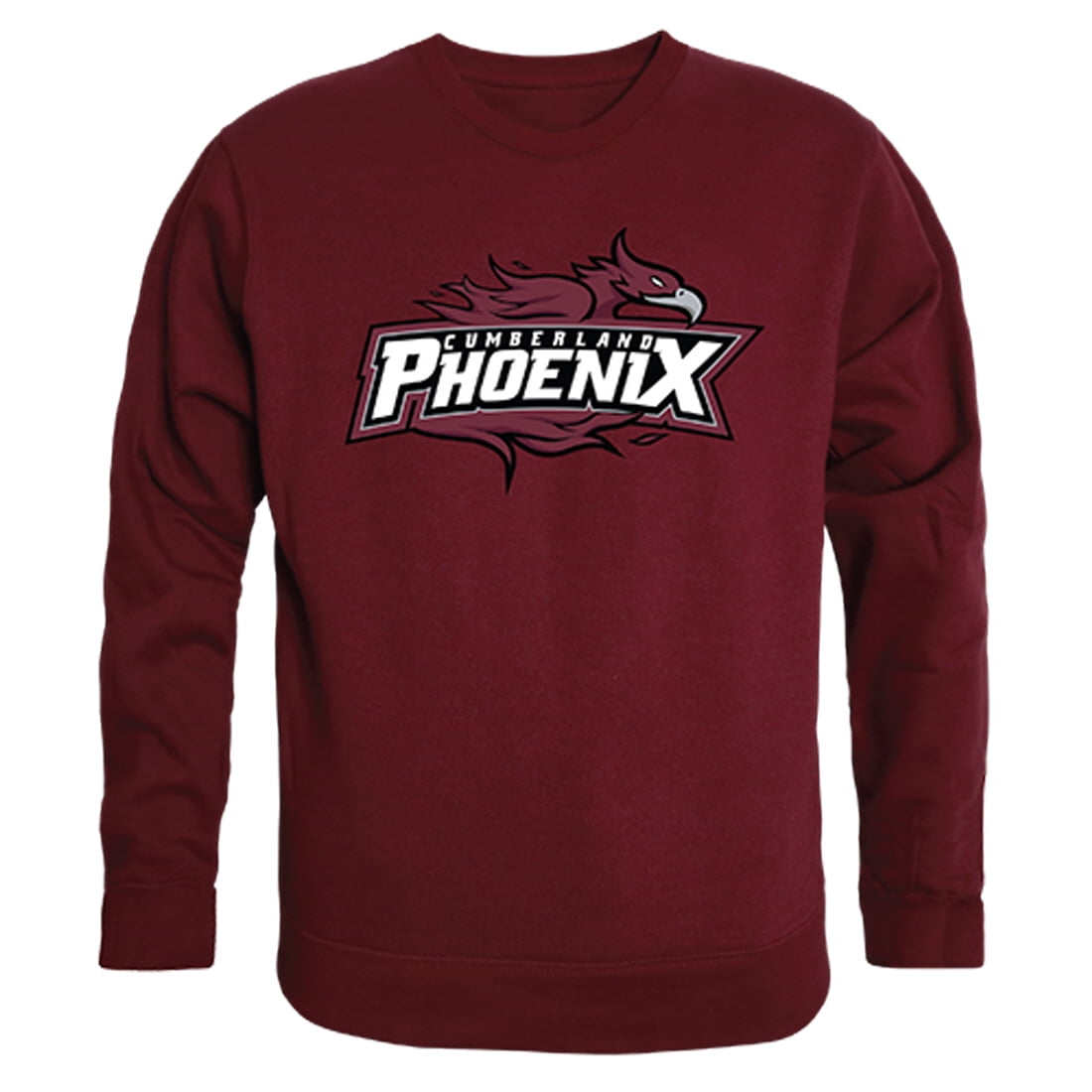 Cumberland University Phoenix College Crewneck Sweatshirt - Maroon ...