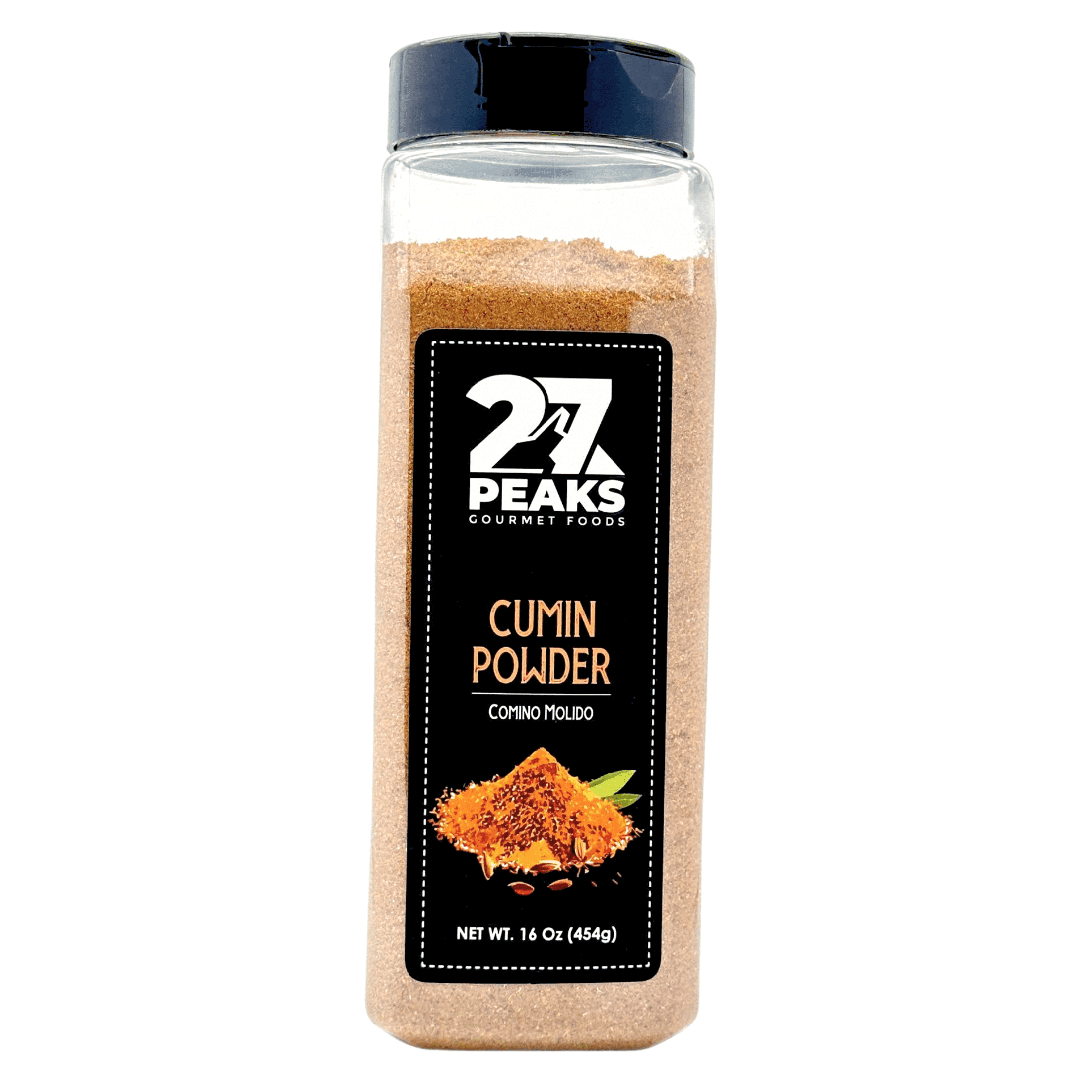 27 Peaks Gourmet No Artificial Flavors Cumin Powder, 16 oz Bottle ...