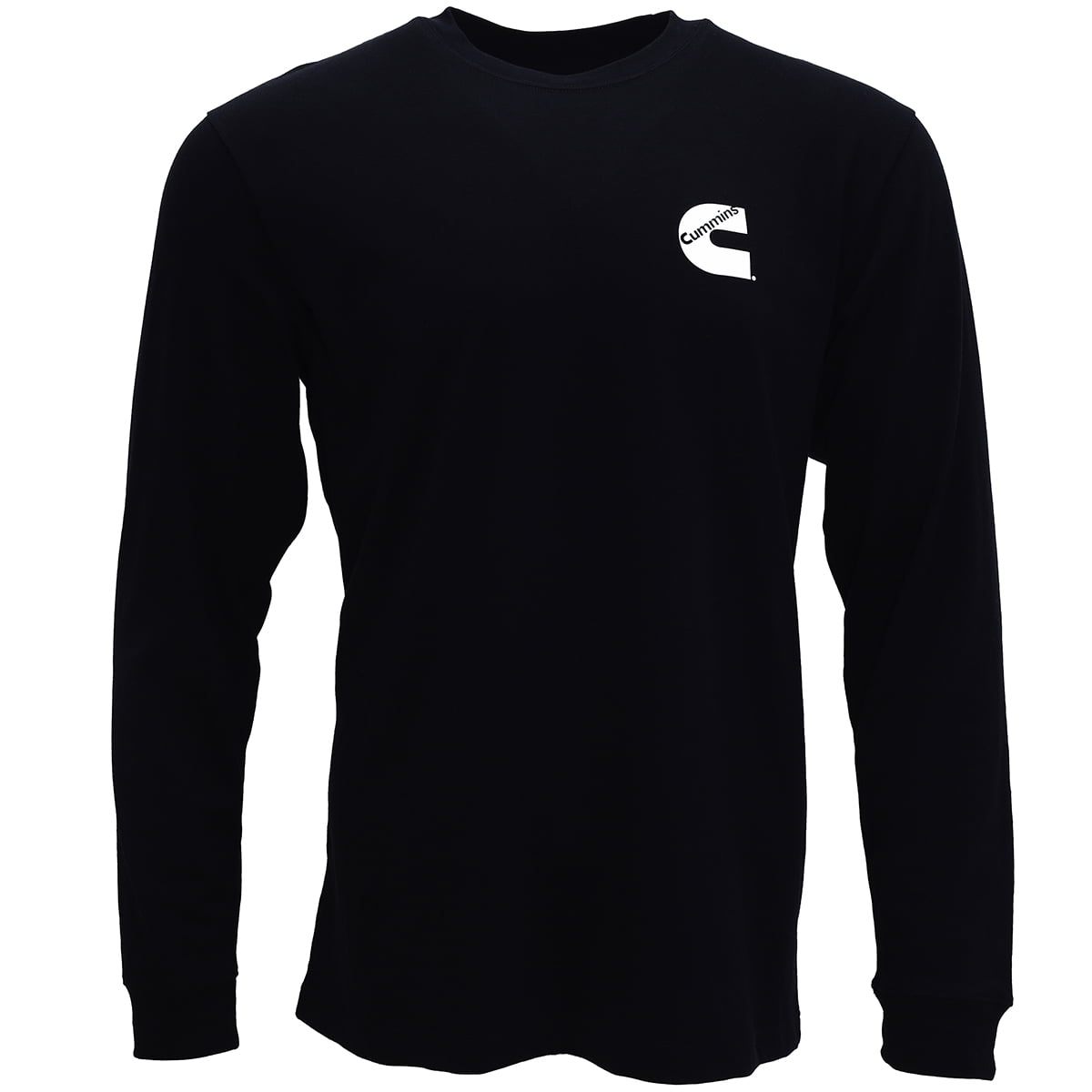 Cummins CMN4777 Mens Size Large Black Cotton Long-Sleeve Shirt ...