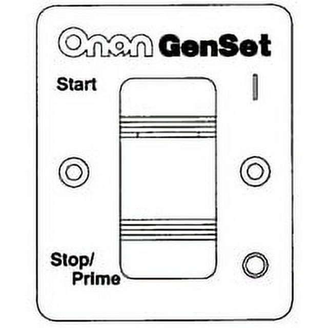 Cummins Onan 300-5331 Standard Remote Panel with Diagnostic - Walmart.com