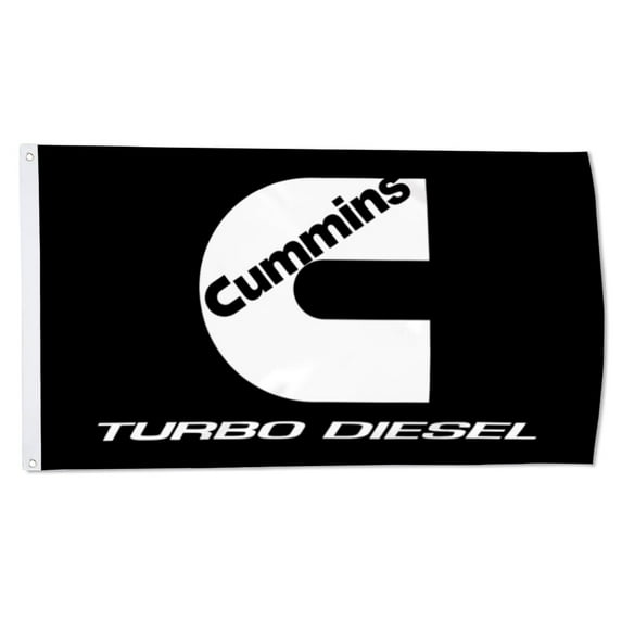 Cummins Turbo Diesel Engine flag banner with Grommets Man cave Decor ...