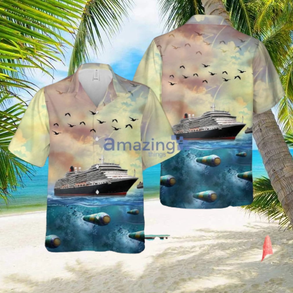 Cunard Line MS Queen Victoria QV Hawaiian Shirt Best Style For Men ...
