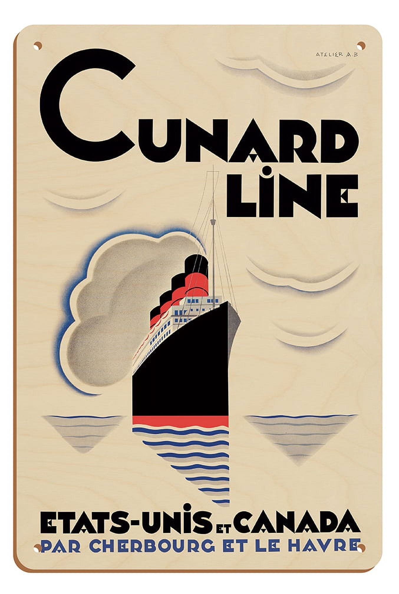 Cunard Line, United States and Canada (Etats Unis et Canada) - Vintage ...