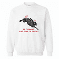 Cunning Clever Side Playful Fox Tricks Funny Quote Art Sweatshirt up to ...